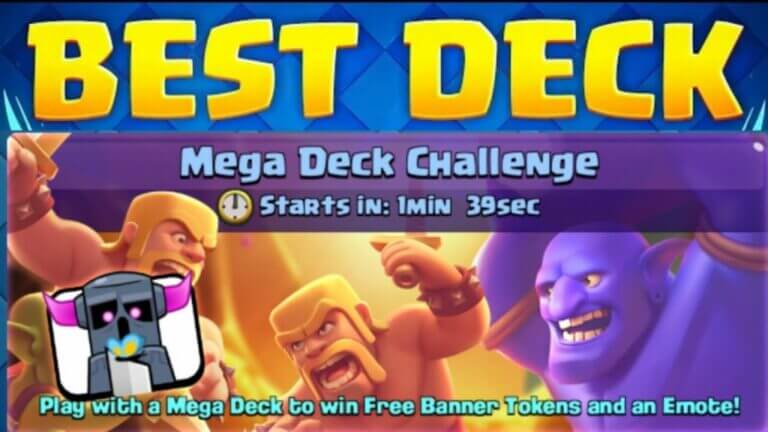 The best deck for the megadeck challenge on Clash Royale - Only-gaming.com